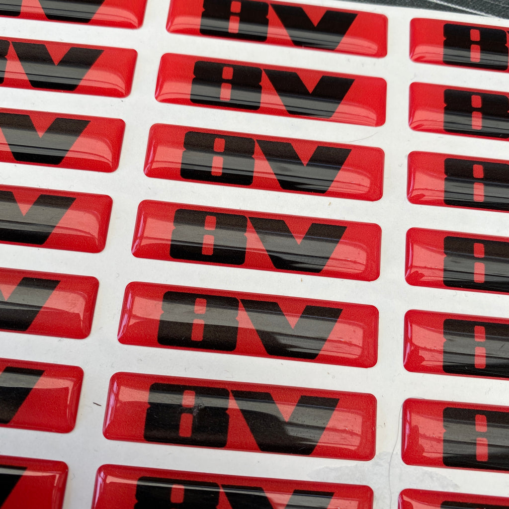 8V gel sticker – Dreadnought Customs Limited